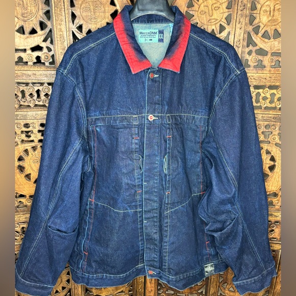 mecca | Jackets & Coats | Mecca Dnm Heavy Denim Jean Jacket Blue Button ...